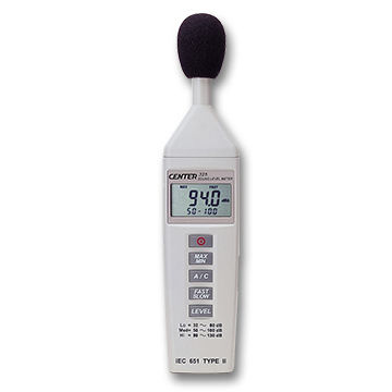 Class 2 sound level meter - 325 - CENTER TECHNOLOGY - digital
