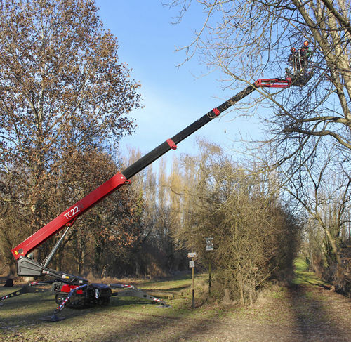 Crawler spider lift - TeleCrawler 22N - HINOWA SPA - self-propelled ...