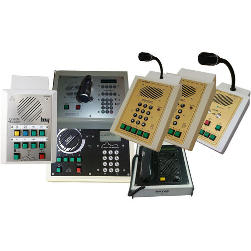 Access control intercom system - Pupitre interphone - SATEC - for ships ...