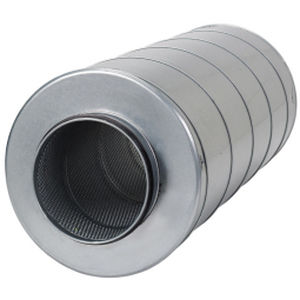 Ventilation silencer - LDC series - Systemair - fan / tubular