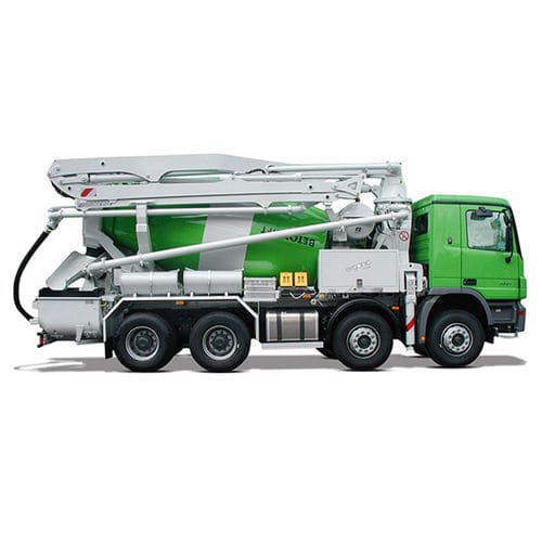 Mixer truck-mounted truck-mounted concrete pump - PUMI 21-3 ...