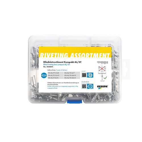 Blind rivet assortment box - AL/ST - SFS Group Germany GmbH