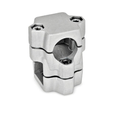 Round tube connector - KM - Inocon GmbH - cross / cast aluminum ...