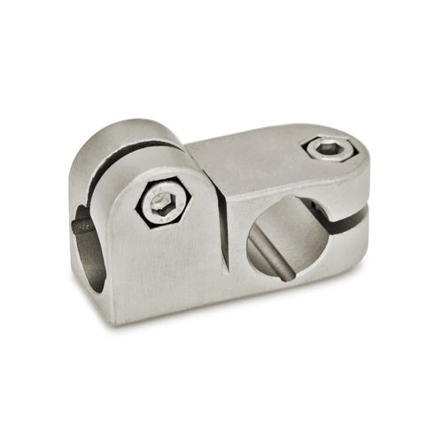 T tube connector - TK - Inocon GmbH - cross / stainless steel / adjustable
