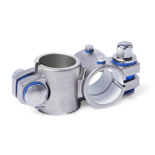 Cross tube connector - KE.E - Inocon GmbH - stainless steel / cast ...