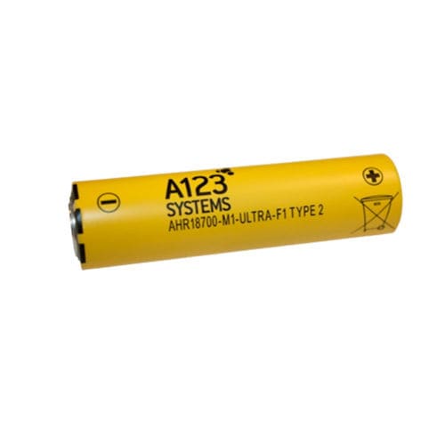 Lithium iron phosphate battery - F1 - a123systems - cylindrical / 3 V ...
