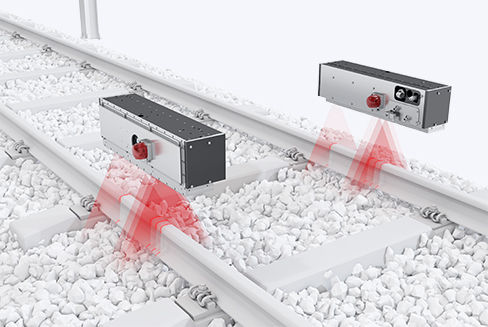 Corrugation measurement system - Mermec - optical / laser / for rails