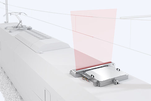 Laser measuring system - Mermec - for rails / for overhead cables / for ...