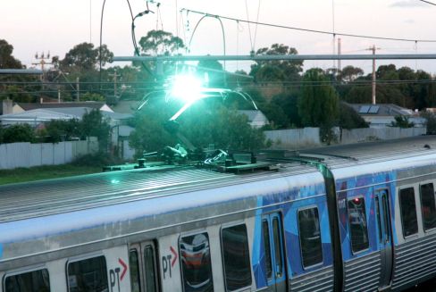 Arc flash detection system - Mermec - for pantographs / for railway ...