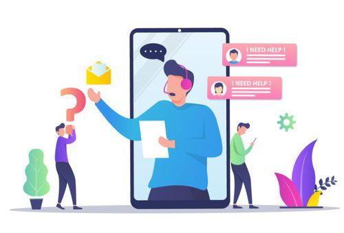 Customer service management mobile app - TeamViewer - control