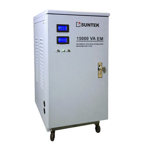 Single-phase voltage stabilizer - SUNTEK 15000 VA EM - Electrosheriff ...