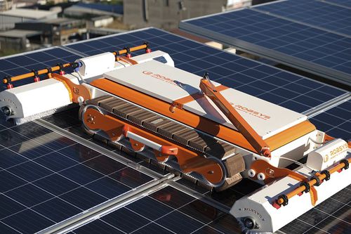 Solar panel cleaning robot - RTM PRO - Robsys Europe GmbH - dry ...