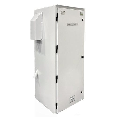 Distribution electric cabinet - 4020S - SFC Energy AG - with post