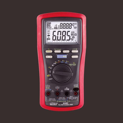 Multimeter with insulation tester - BM885 - BRYMEN - 6000 count digital ...