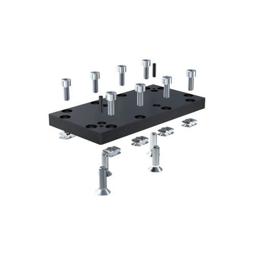Clamping angle bracket - FAS 102 series - Robotunits GmbH - aluminum / 90°