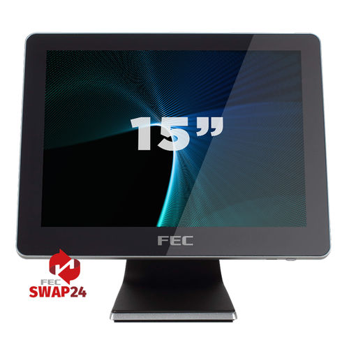 TFT LCD panel PC - PP-9635C - FEC Italia srl - capacitive touch screen / multi-touch screen / 15"