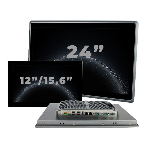 LCD panel PC - FEC Italia srl - capacitive touch screen / multi-touch screen / Intel® Core™