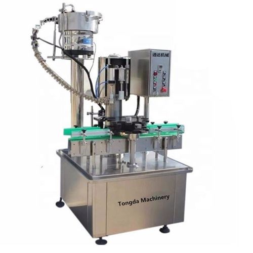 Continuous-motion capping machine - DZ-T - TONGDA PACKAGING MACHINERY ...