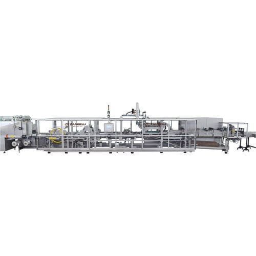 Heat-shrink film tray packer sleeve wrapping machine - LFT - Zambelli S ...
