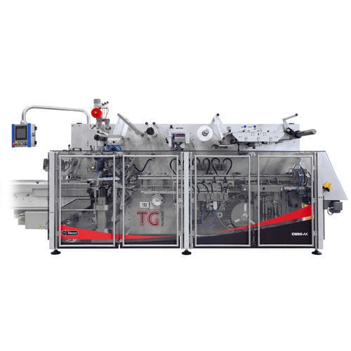 Horizontal wrapping machine - CM90 X-fold - TG-Packaging bvba - fully ...