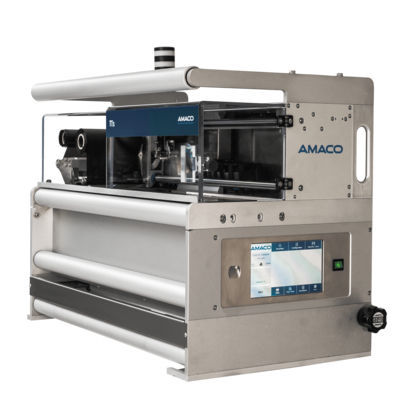 Thermal transfer printer - TTs IC - AMACO GmbH - floor-standing ...