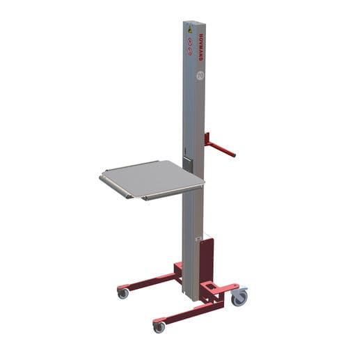 Battery-powered lifter - Impact 70M W4 - HOVMAND - with tray / mobile ...