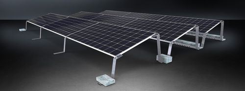 Ground-mount PV mounting system - GS series - AEROCOMPACT Europe GmbH