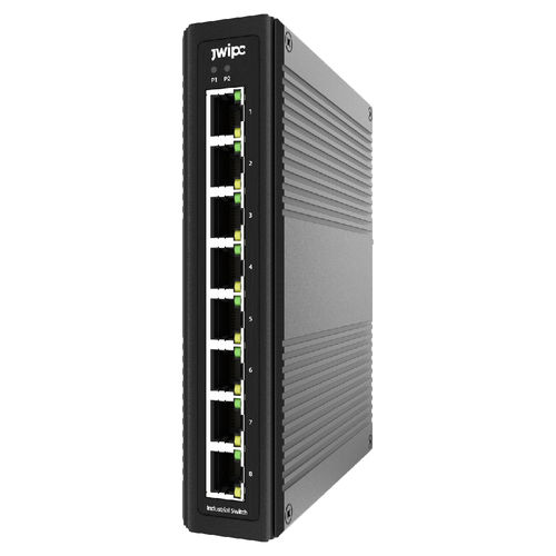 Unmanaged ethernet switch - ISF108P - JWIPC TECHNOLOGY CO., LTD. - 8 ports / DIN rail / PoE