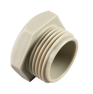 Round plug - 0700200 series - Bucchi S.r.l. - threaded / polypropylene / internal thread