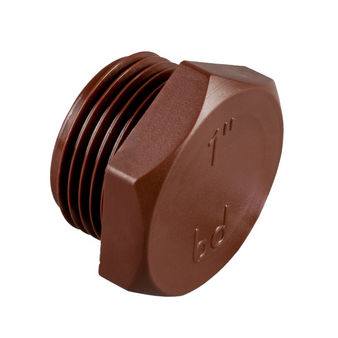 Round plug - 5100200 series - Bucchi S.r.l. - threaded / polypropylene ...