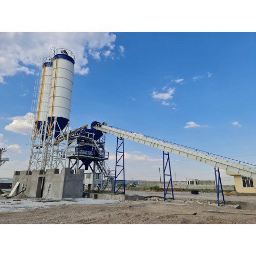 Stationary concrete batching plant - PSC160 - Polygonmach - automatic