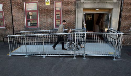 Disabled person ramp - Fisher Alvin Limited - fixed