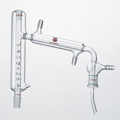 Borosilicate glass distillation column - D171014 - Synthware glass ...