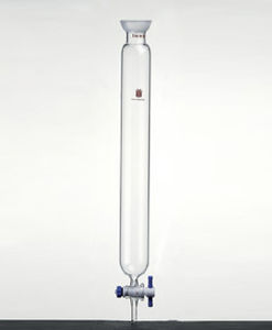 Teflon® chromatography column - C195171C - Synthware glass - glass