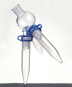 Glassware laboratory adapter - D381412 - Synthware glass - plain receiver