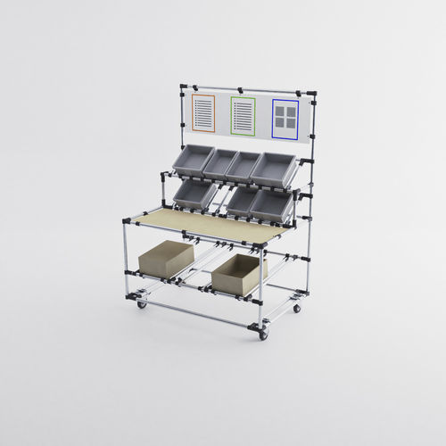 Assembly workstation - LOG0405 - OPEX FACTORY - mobile / custom