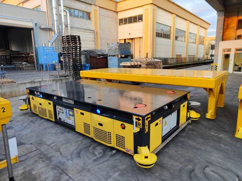 Handling AGV - Omnidirectionnal AGV - MORELLO USA - transfer ...