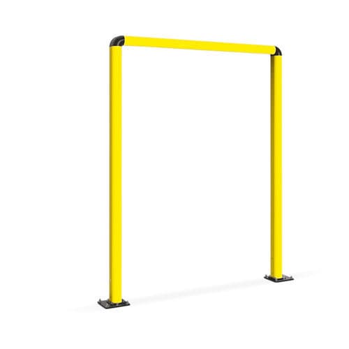 Industrial door protection - FULL FRAME - MPM - floor-mounted / yellow