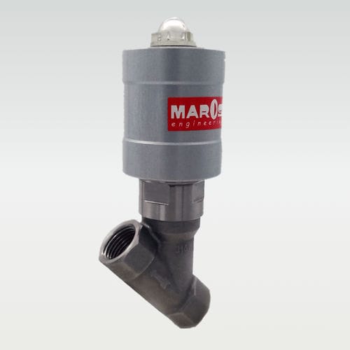 Piston valve - SRX - MAROS Engineering - pneumatically-operated / stop ...