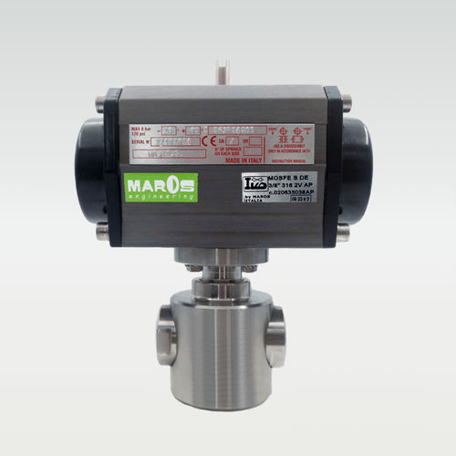 Ball valve - 020633014AP - MAROS Engineering - pneumatically-operated ...