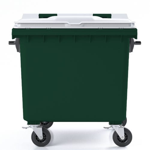 HDPE waste container - C1000 HD - CONTENUR SL - rear loading / for ...