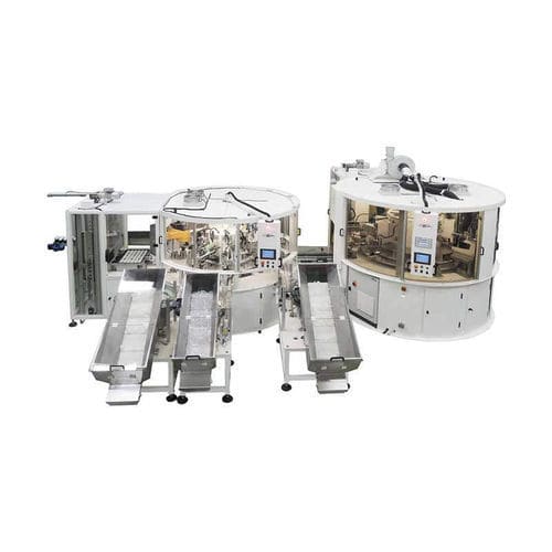 Marking assembly line - DMA Groupe - robotic / digitall / pallet