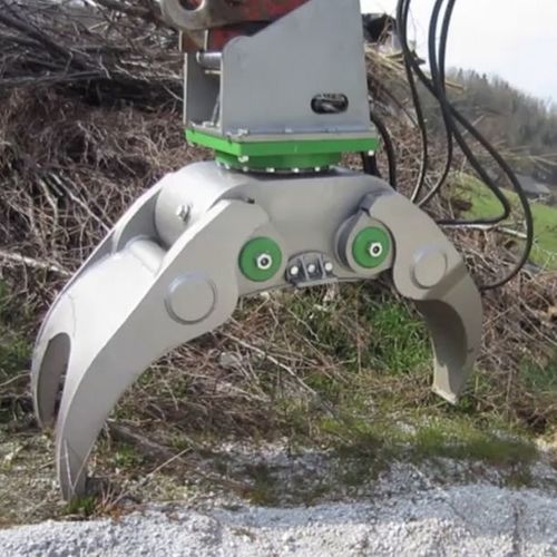 Sorting grab - Modularis Drive - hydraulic / wood / for excavators