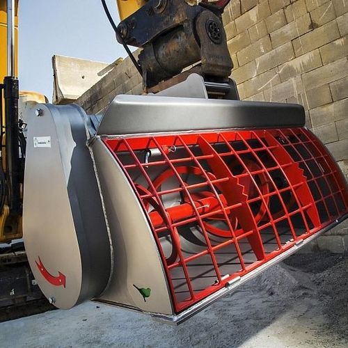 Concrete mixing bucket - Modularis Drive - for excavators / for skid ...