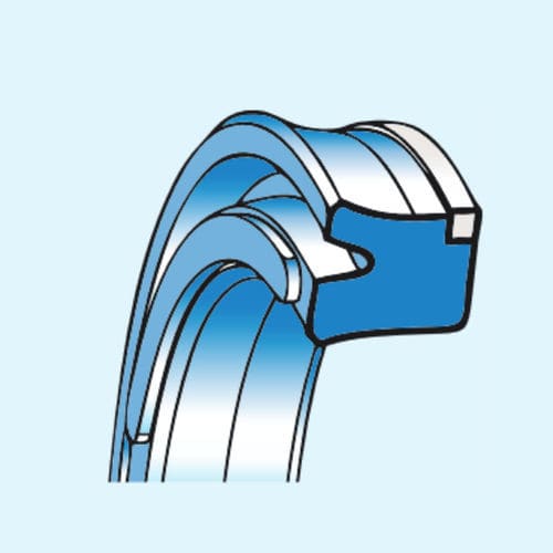 Lip seal - PAE series - ARTIC SEALS - round / polyurethane / resin