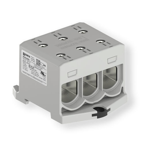 Power terminal block - VC05-0235 - ZELEC - DIN rail-mounted / screw ...