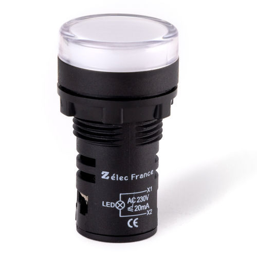 LED indicator light - VL22230ACW - ZELEC - steady / panel-mount / IEC