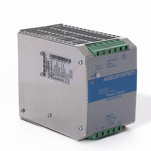 Stabilized power supply - FLEX50024A - ZELEC - DIN rail / AC/DC ...
