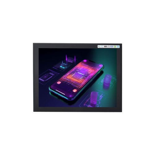 TFT-LCD monitor - IDP-1700S series - TP-IPC - projected capacitive touchscreen / 5-wire ...