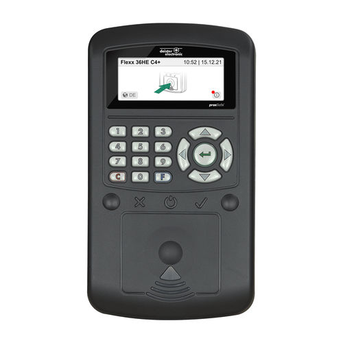 Terminal with keyboard - C4+ proxSafe® - deister electronic GmbH - wall ...
